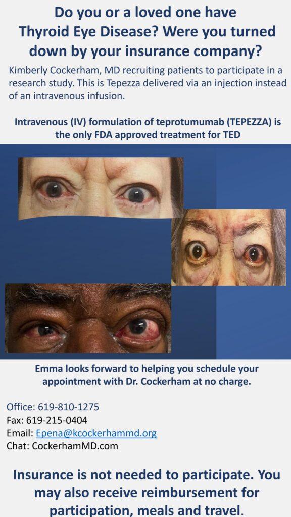 Clinical Trials for TED in San Diego | Kimberly Cockerham, MD